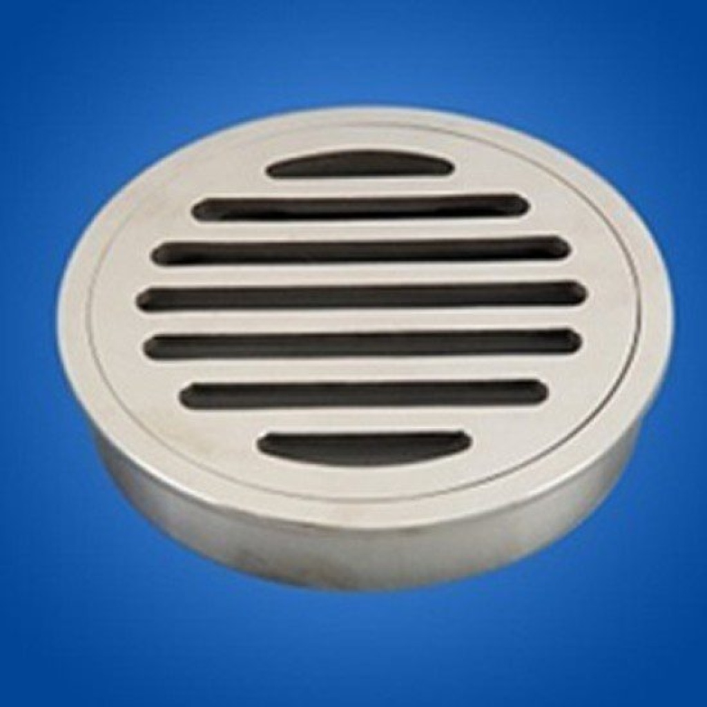 Round 316 Stainless Steel Floor Waste 100mm - Bathrooms On A Budget