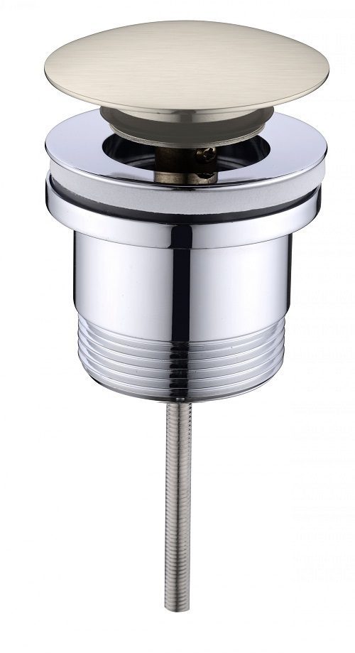 Nero Pop Up Basin Waste 32-40 Brushed Nickel | Bathrooms on a Budget