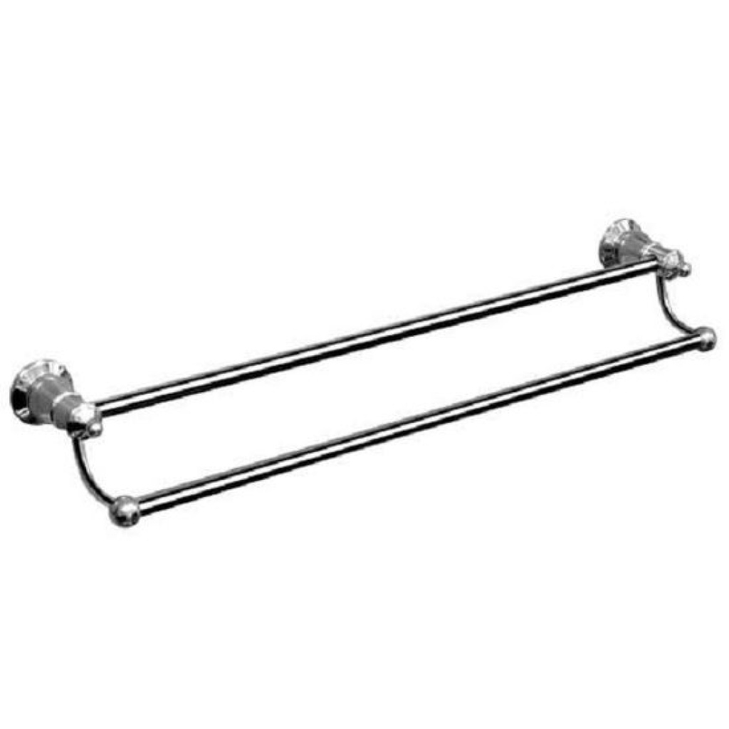 Pasadena Double Towel Rail 900mm Chrome | Bathrooms on a Budget