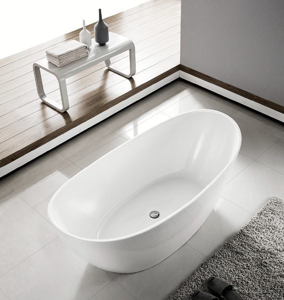 Gubbio 1700mm Double High Back Freestanding Bath | Bathrooms on a Budget