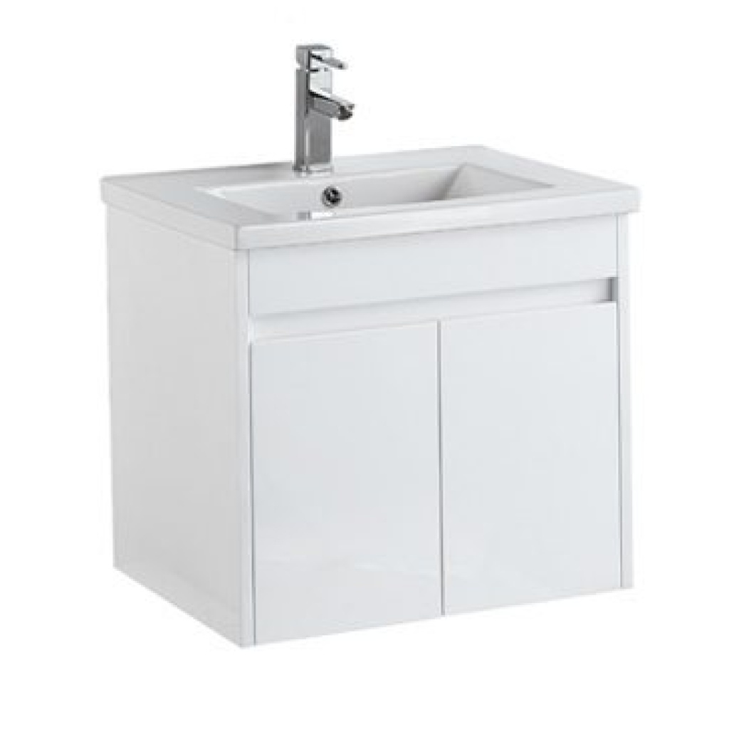 Heritage PVC 900 Vanity Finger Pull Wall Hung | Bathrooms on a Budget
