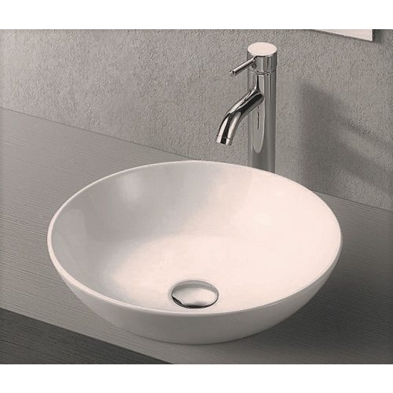 Super Slim Round Semi Insert Basin 355mm - Bathrooms On A Budget