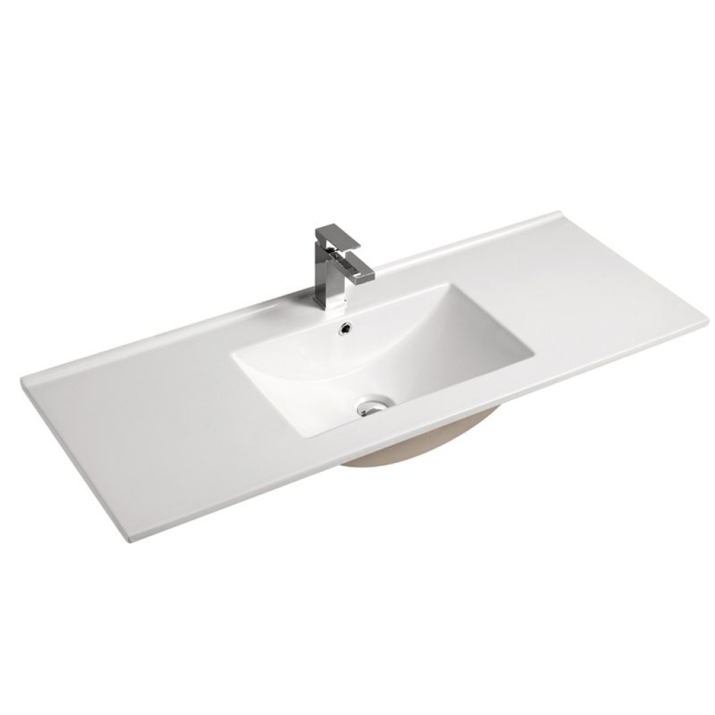 Ceramic Vanity Top White 1200mm (01) | Bathrooms on a Budget