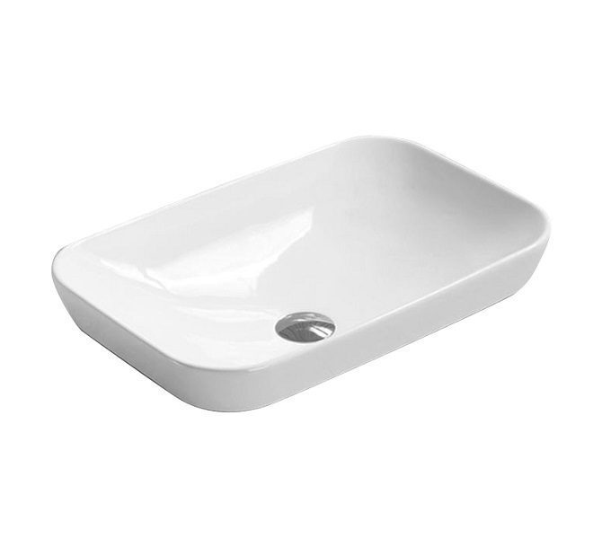 Art Semi Insert Basin Gloss White | Bathrooms on a Budget
