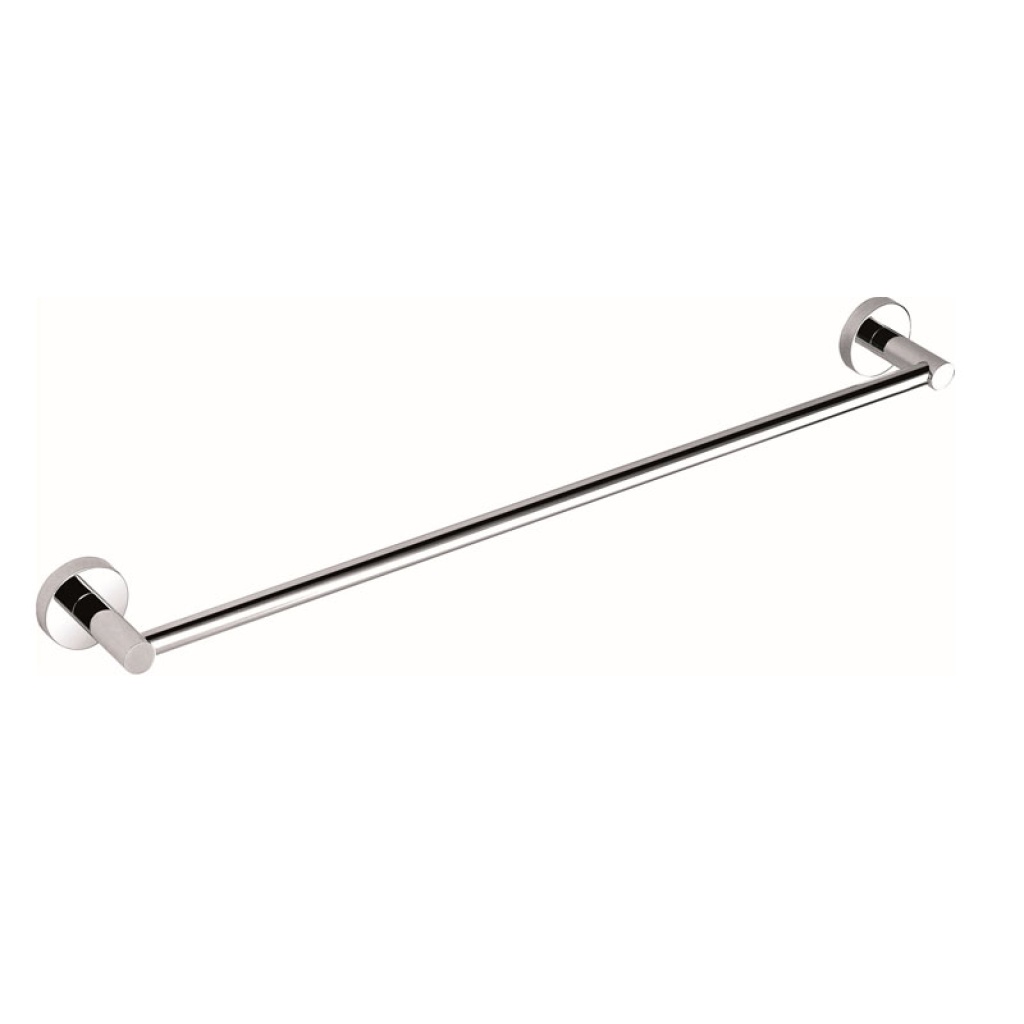 Rund Single Towel Rail 250mm Chrome