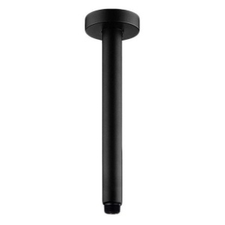 Rund Round Shower Ceiling Arm Matte Black