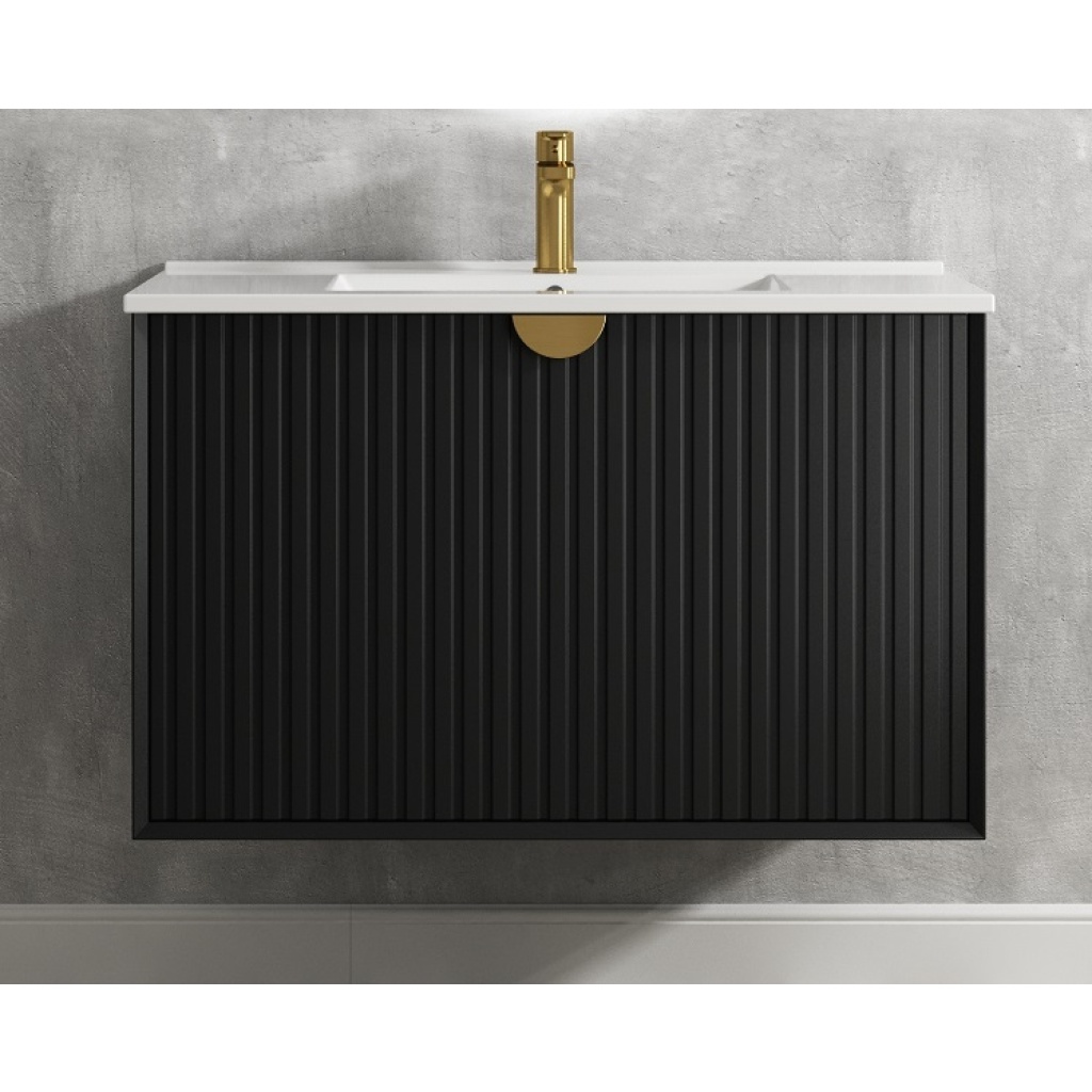 Heritage PVC 900 Vanity Finger Pull Wall Hung | Bathrooms on a Budget