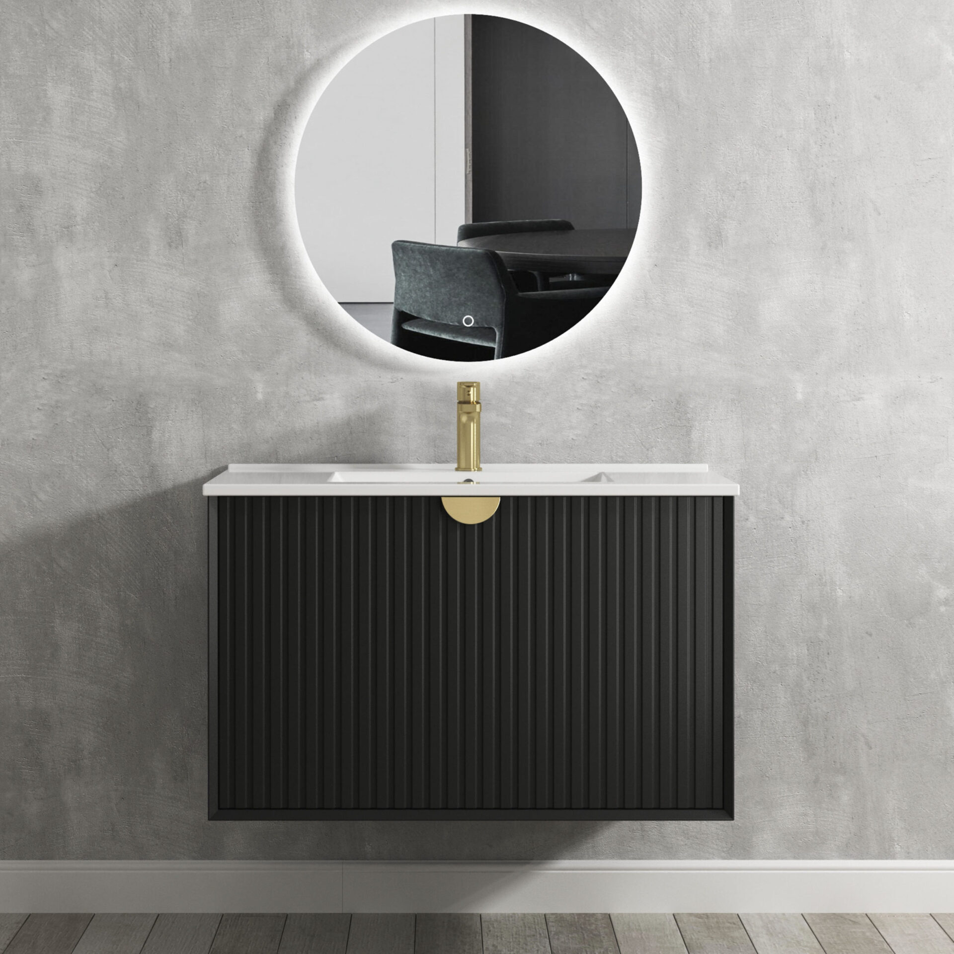 Bondi Frameless LED Mirror 800 | Bathrooms on a Budget