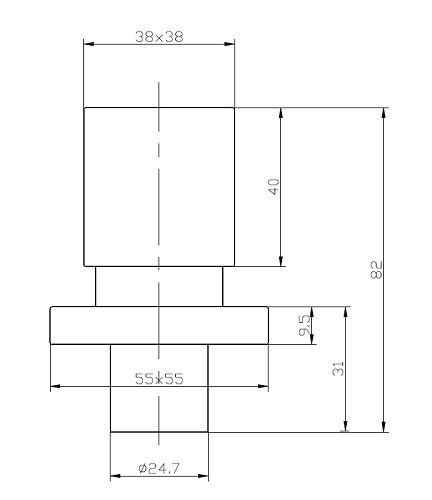 Cecilia Wall Top Assembly Chrome | Bathrooms on a Budget