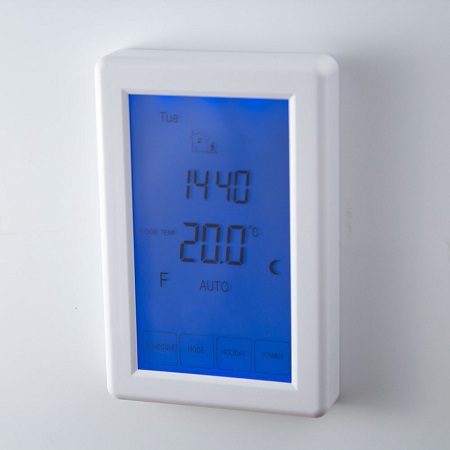 DIGITAL TIMER TOUCH SCREEN - WHITE - BATHROOMS ON A BUDGET