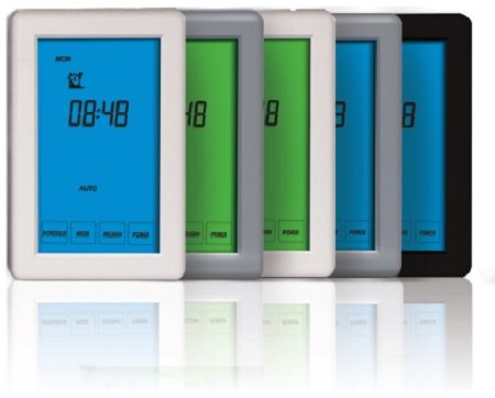 DIGITAL TIMER TOUCH SCREEN - WHITE - BATHROOMS ON A BUDGET