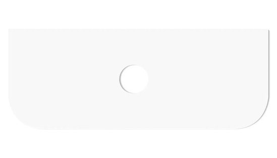 Bondi Satin White Fluted Curve Vanity 1200 | Bathrooms on a Budget