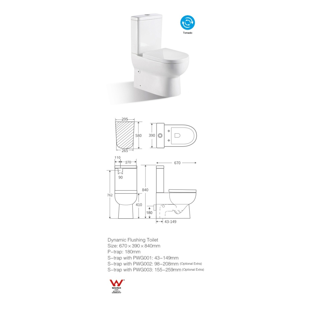 Vera Tornado Back To Wall Toilet Suite - Bathrooms On A Budget