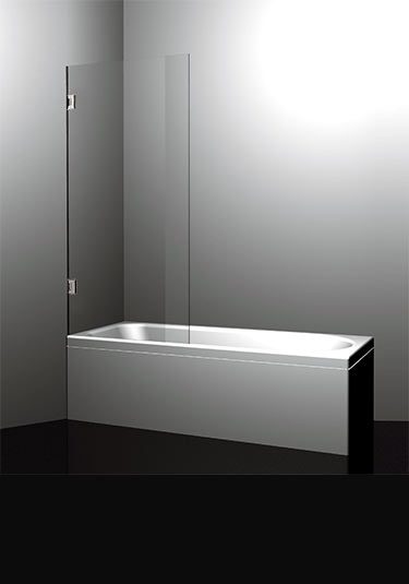 Frameless Bath Panel Fixed 900mm | Bathrooms on a Budget