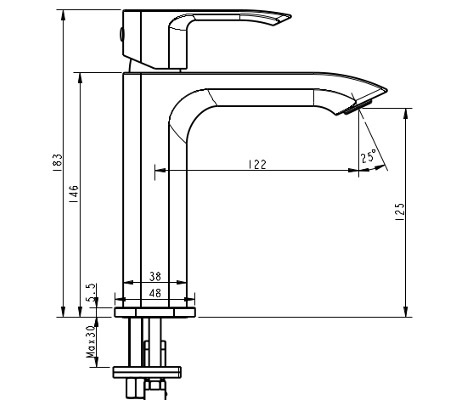 Zoya Basin Mixer Chrome | Bathrooms on a Budget