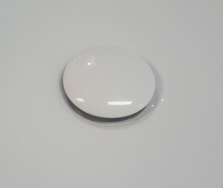 Ceramic Cap Basin Pop Up Waste 32mm Non Overflow Gloss White ...