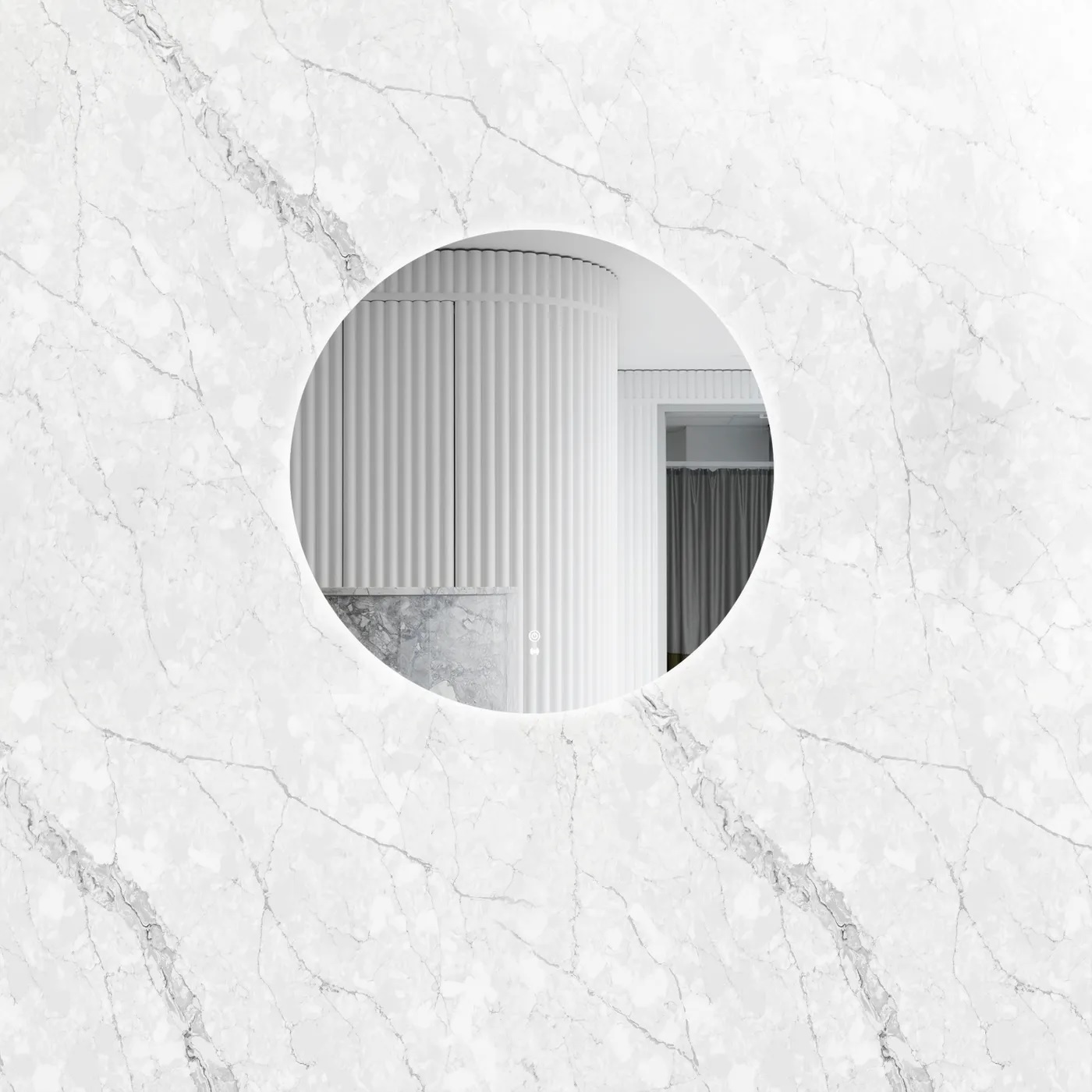 Bondi Frameless LED Mirror 800 | Bathrooms on a Budget