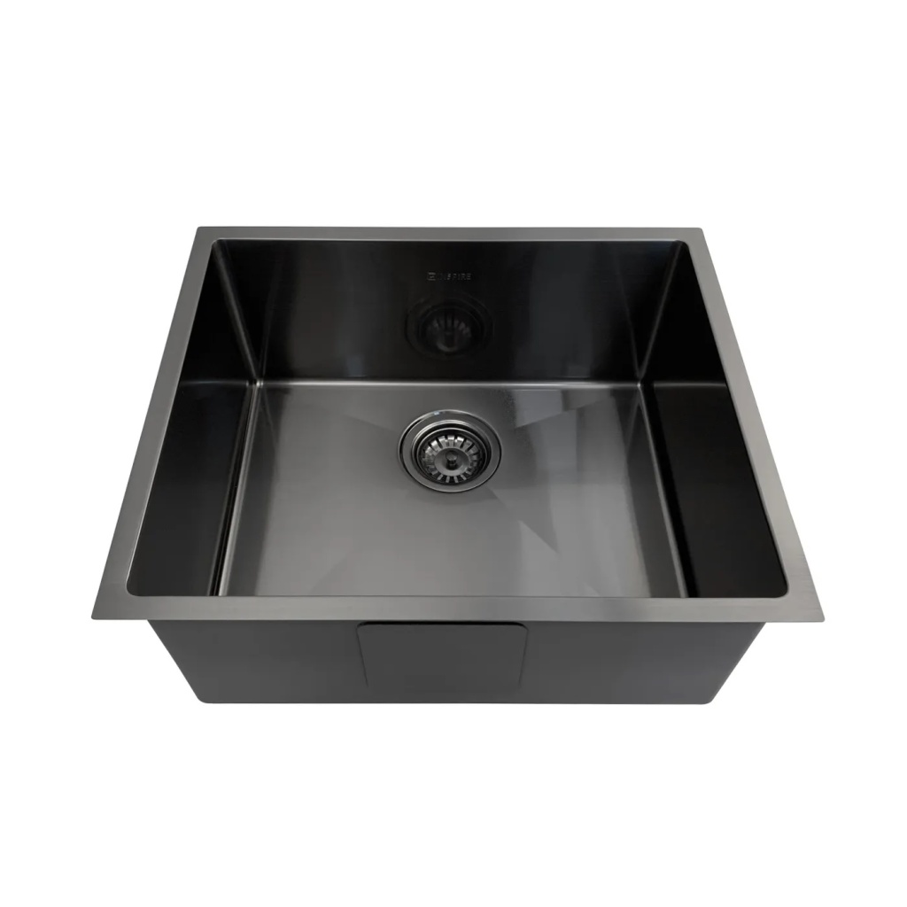 Axon laundry Sink Stainless Steel Gun Metal 42L | Bathrooms on a Budget