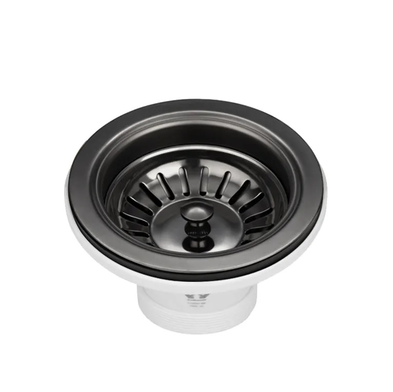 Sink Basket Waste Gun Metal | Bathrooms on a Budget