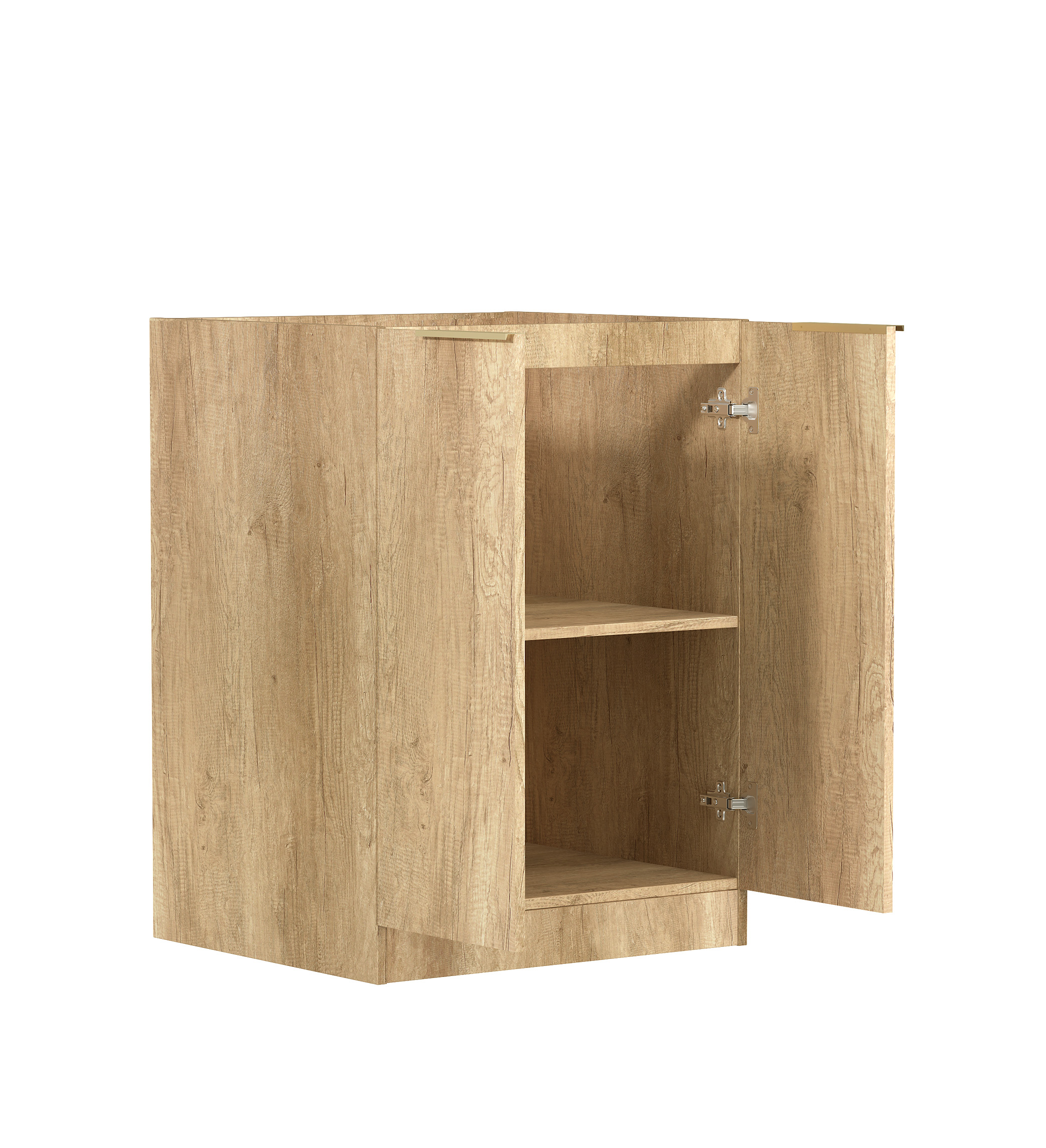Byron Natural Oak 630mm Base Laundry Cabinet | Bathrooms on a Budget