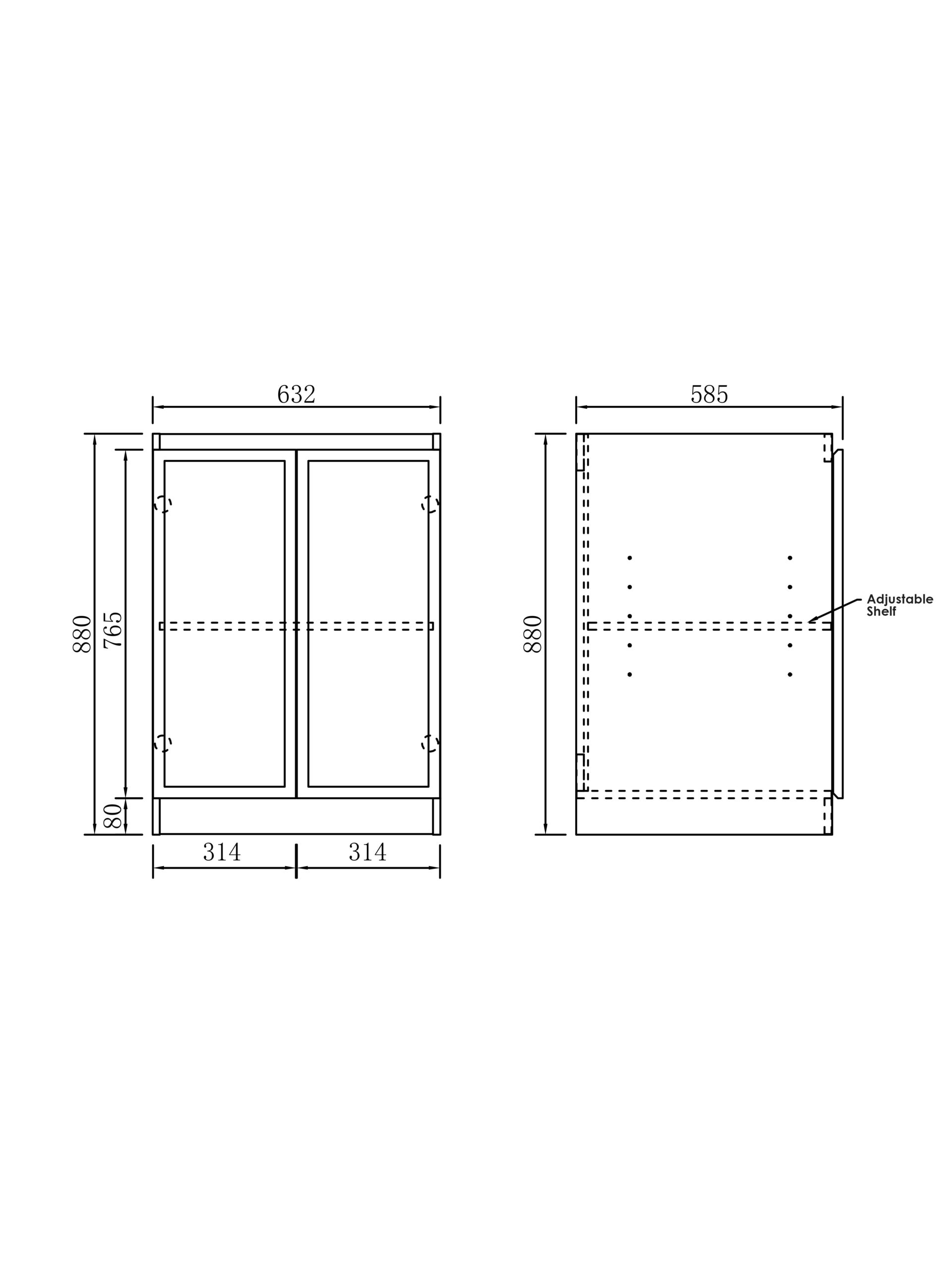 Hampshire Matte Black Mini 650 Laundry | Bathrooms on a Budget