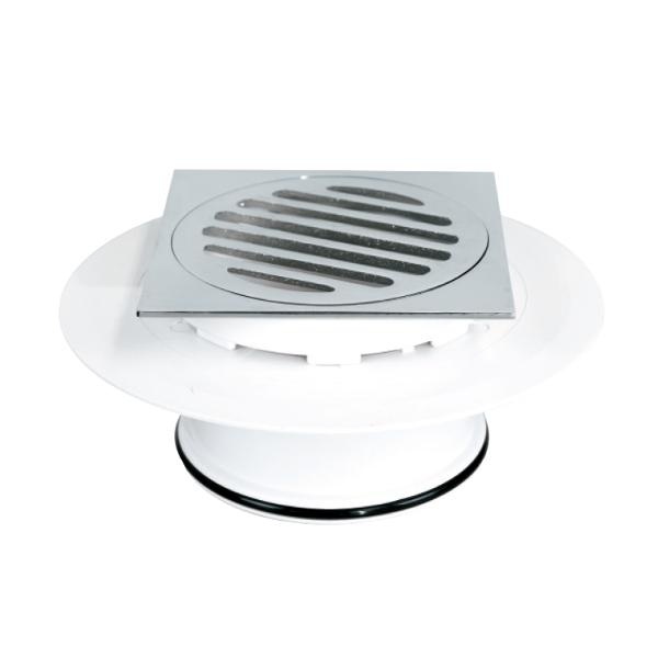 Mega Flex Floor Waste 50mm Chrome | Bathrooms on a Budget