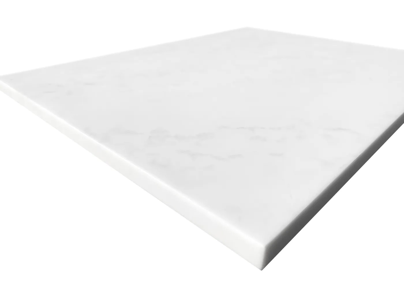 Solid Surface Cloudy Carrara Top 750 | Bathrooms on a Budget