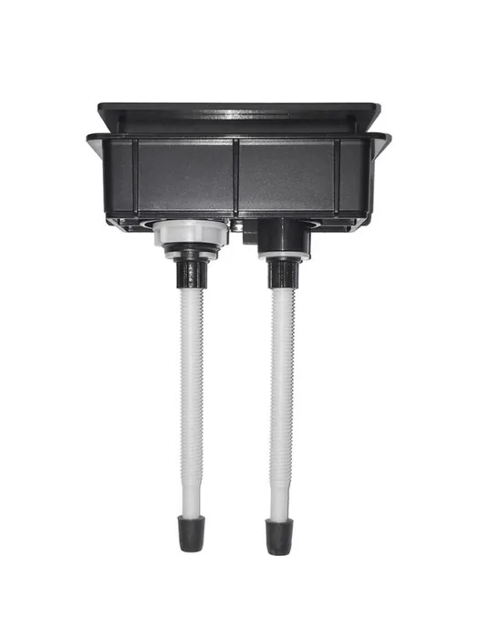 Square Toilet Cistern Flush Button Brushed Gold | Bathrooms on a Budget