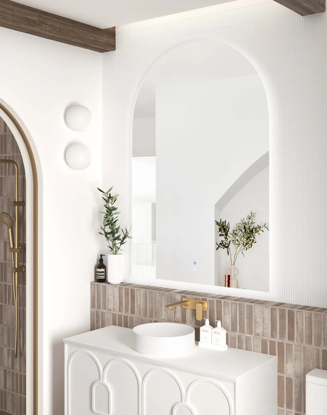 Archie Frameless Led Mirror 1500 x 1000 | Bathrooms on a Budget