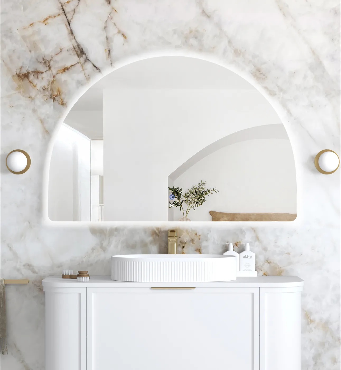 Moonlight Archie Frameless Led Mirror 800 x 1200 | Bathrooms on a Budget