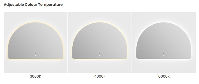 Moonlight Archie Frameless Led Mirror 800 x 1200 | Bathrooms on a Budget