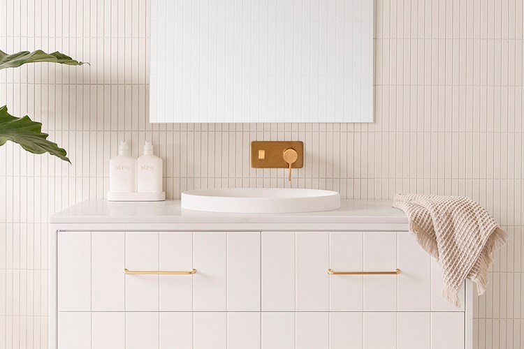 Dignity Solid Surface Semi Inset Basin Matte White | Bathrooms on a Budget