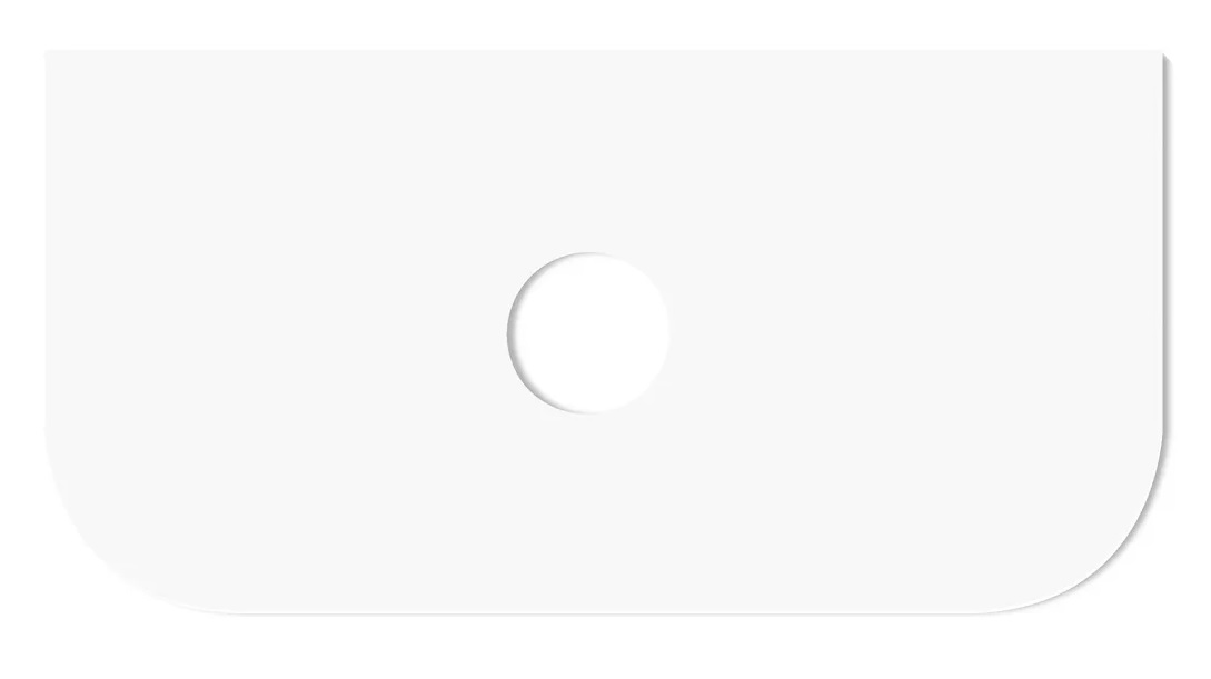 Havana Pure White Quartz Stone Top 900