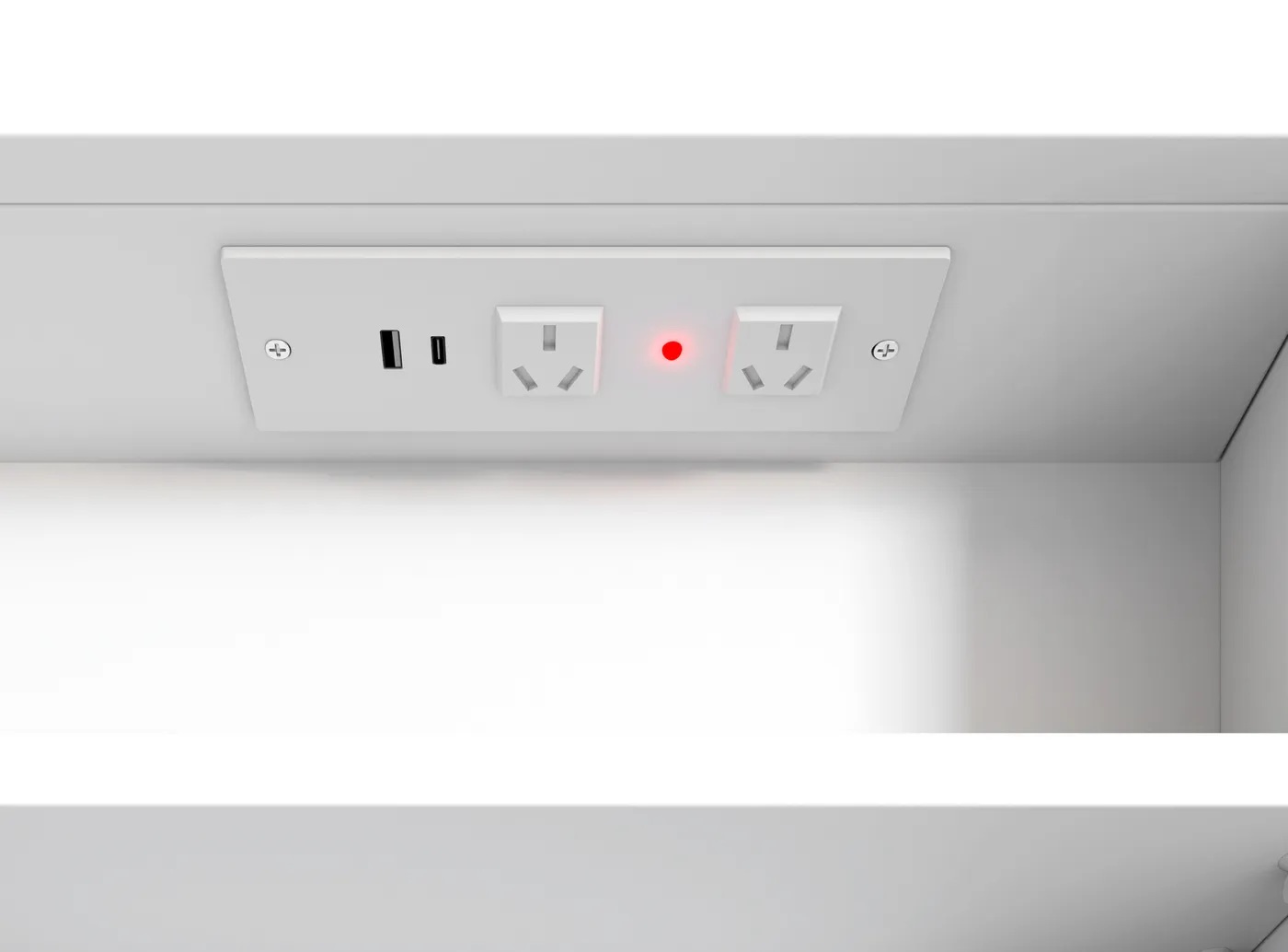 Bondi Led Shaving Cabinet Premium Edition Matte White 900 x 600 ...